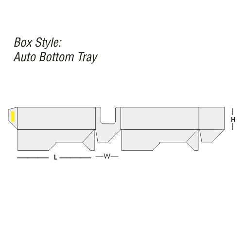 Custom Auto Bottom Tray Box Design | Custom Design Boxes